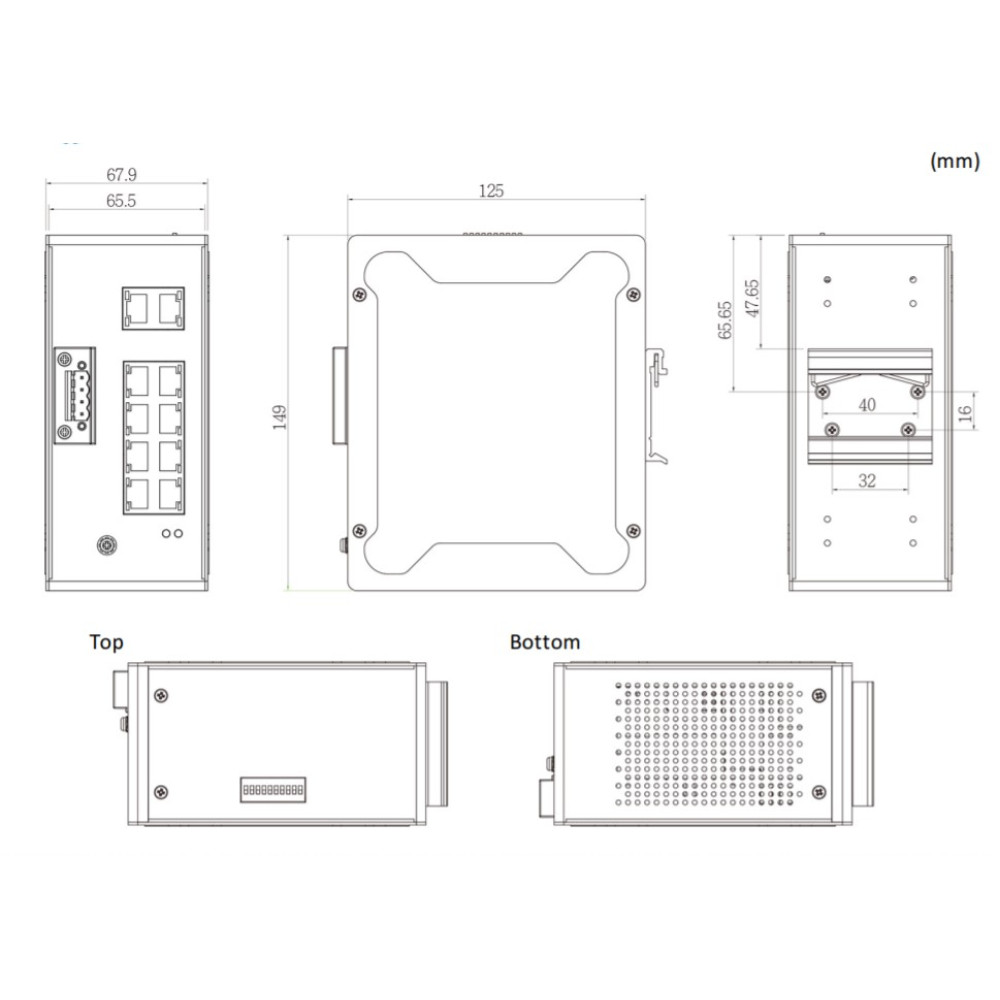 WoMaster DS210 Unmanaged Ethernet Switch | Free Shipping