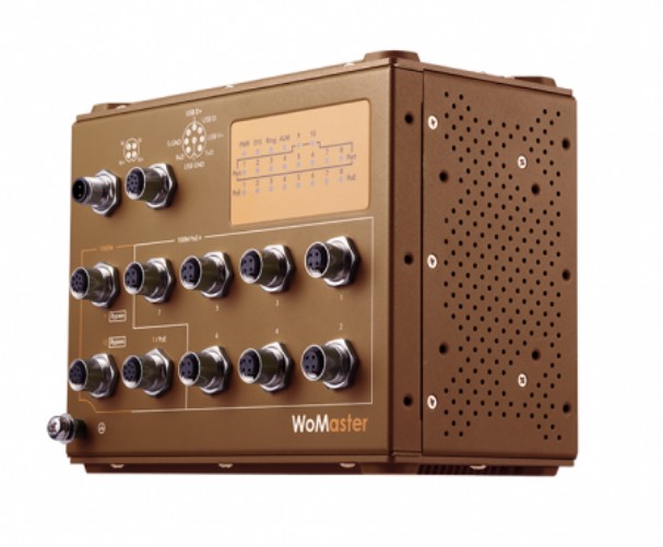 WoMaster MP310 Managed M12 PoE Switch | Free Shipping